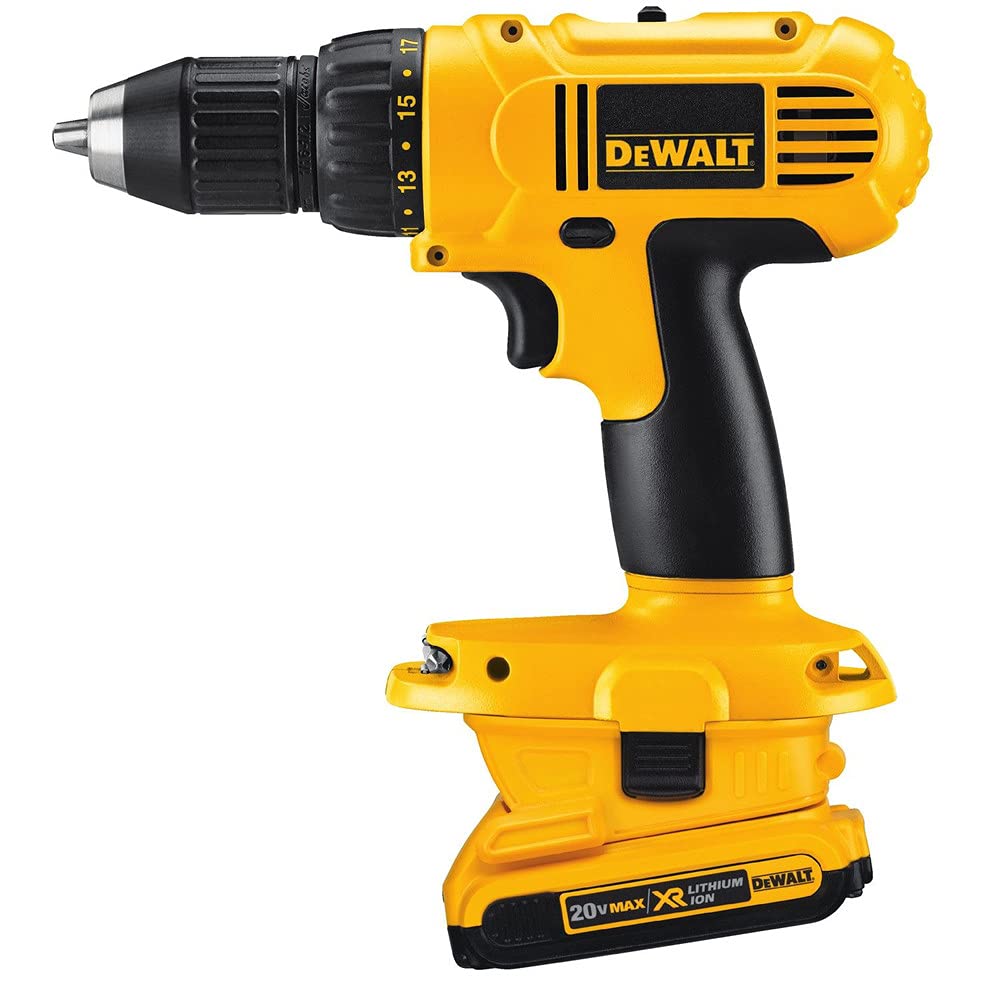 DEWALT 20V MAX Battery Adapter Kit, 18V to 20V, 2 Batteries and Charger Included (DCA2203C)