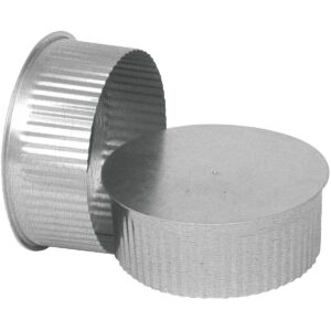 imperial manufacturing cap plug 7 " galvanized 26 ga