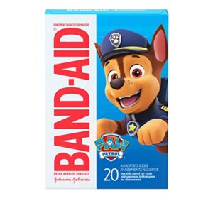 band-aid brand adhesive bandages for first aid, nickelodeon paw patrol, assorted, 20 ct