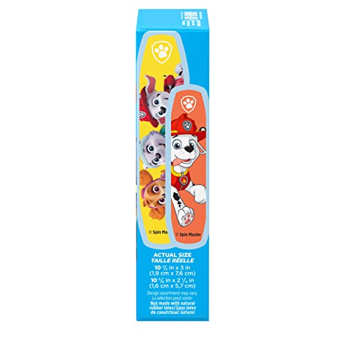 Band-Aid Brand Adhesive Bandages for First Aid, Nickelodeon PAW Patrol, Assorted, 20 ct