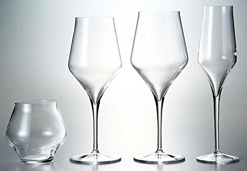 Luigi Bormioli Supremo 15.25 oz Pinot Noir Stemless Wine Glasses (Set of 2), Clear, 11281/02