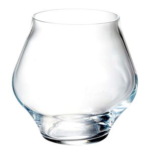 Luigi Bormioli Supremo 15.25 oz Pinot Noir Stemless Wine Glasses (Set of 2), Clear, 11281/02