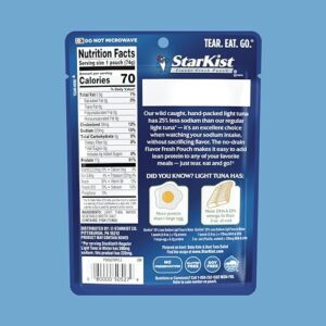 StarKist Reduced Sodium Chunk Light Tuna In Water, 2.6 Oz, Pack of 24