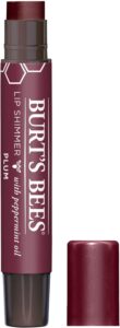 burt's bees 100% natural moisturizing lip shimmer, plum - 1 tube