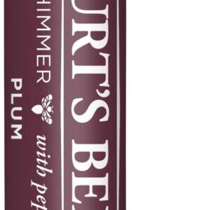 Burt's Bees 100% Natural Moisturizing Lip Shimmer, Plum - 1 Tube