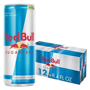 red bull sugarfree, energy drink, 8.4-fl oz (12 pack)