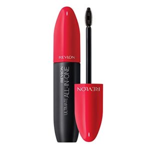 revlon mascara, all-in-one eye makeup, volumizing & lifting mascara, no clump, smudge proof, flake proof, 501 blackest black, 0.28 fl oz