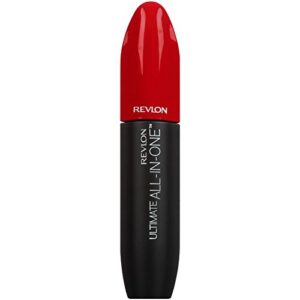 Revlon Mascara, All-in-One Eye Makeup, Volumizing & Lifting Mascara, No Clump, Smudge Proof, Flake Proof, 501 Blackest Black, 0.28 Fl Oz