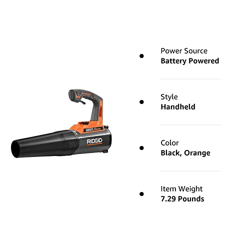 Ridgid R860430B GEN5X 18-Volt Jobsite Blower (Tool-Only, Battery and Charger NOT Included)