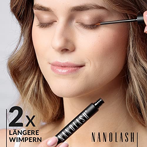 Nanolash Eyelash Growth Serum Conditioner For Enhanced Long Luscious Eyelashes and Eyebrows – 3ml