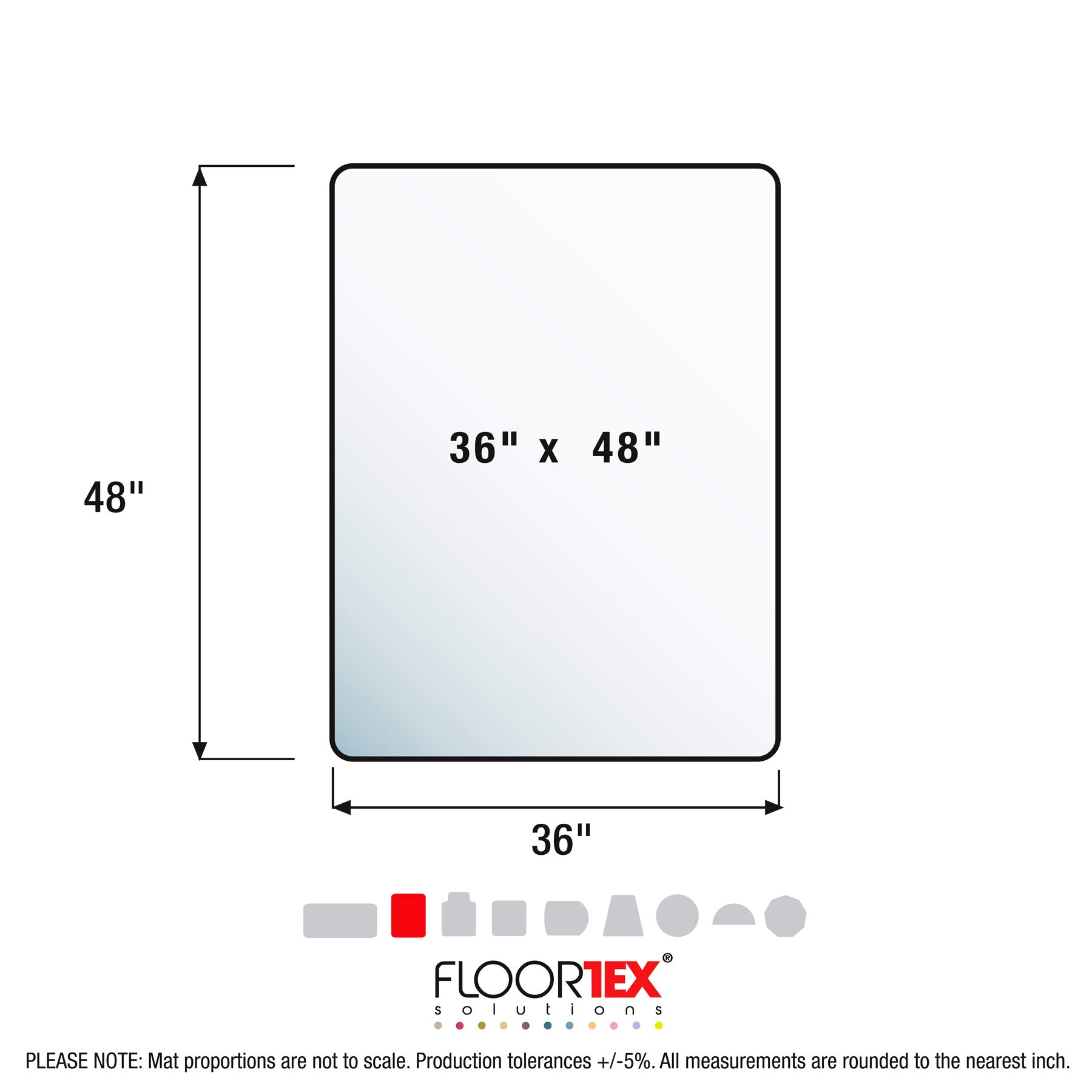 Glaciermat FC123648EG Glaciermat Hard Floors & All Pile Carpets 36-Inch x48-Inch