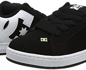 DC Men's Court Graffik Casual Skate Shoes Skateboarding, Black, 10.5D D US