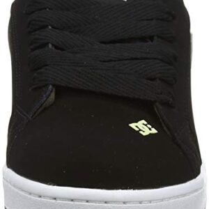 DC Men's Court Graffik Casual Skate Shoes Skateboarding, Black, 10.5D D US