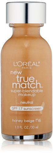 L'Oréal Paris True Match Super-Blendable Makeup, Honey Beige, 1 fl. oz.