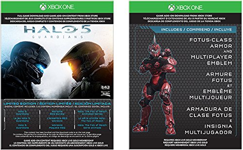 Xbox One 1TB Console - Halo 5: Guardians Limited Edition Bundle with Xbox One Limited Edition Halo 5: Guardians Wireless Controller