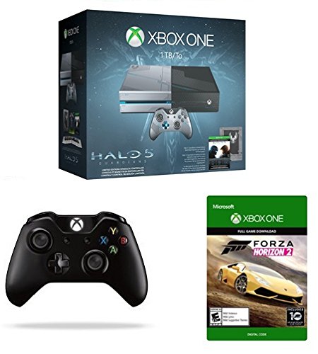 Xbox One 1TB Console - Halo 5: Guardians Limited Edition Bundle + Xbox One Wireless Controller + Forza Horizon 2 [Emailed Digital Code]