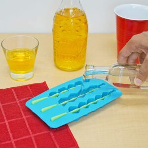 Fairly Odd Novelties Kabob ice Cube Tray with Stir Sticks (Skewers)