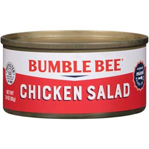 Bumble Bee Snack on the Run Chicken Salad with Crackers Kit, Ready to Eat, Spoon Included - Shelf Stable & Convenient Protein Snack, 3.5 Ounce (Pack of 3)