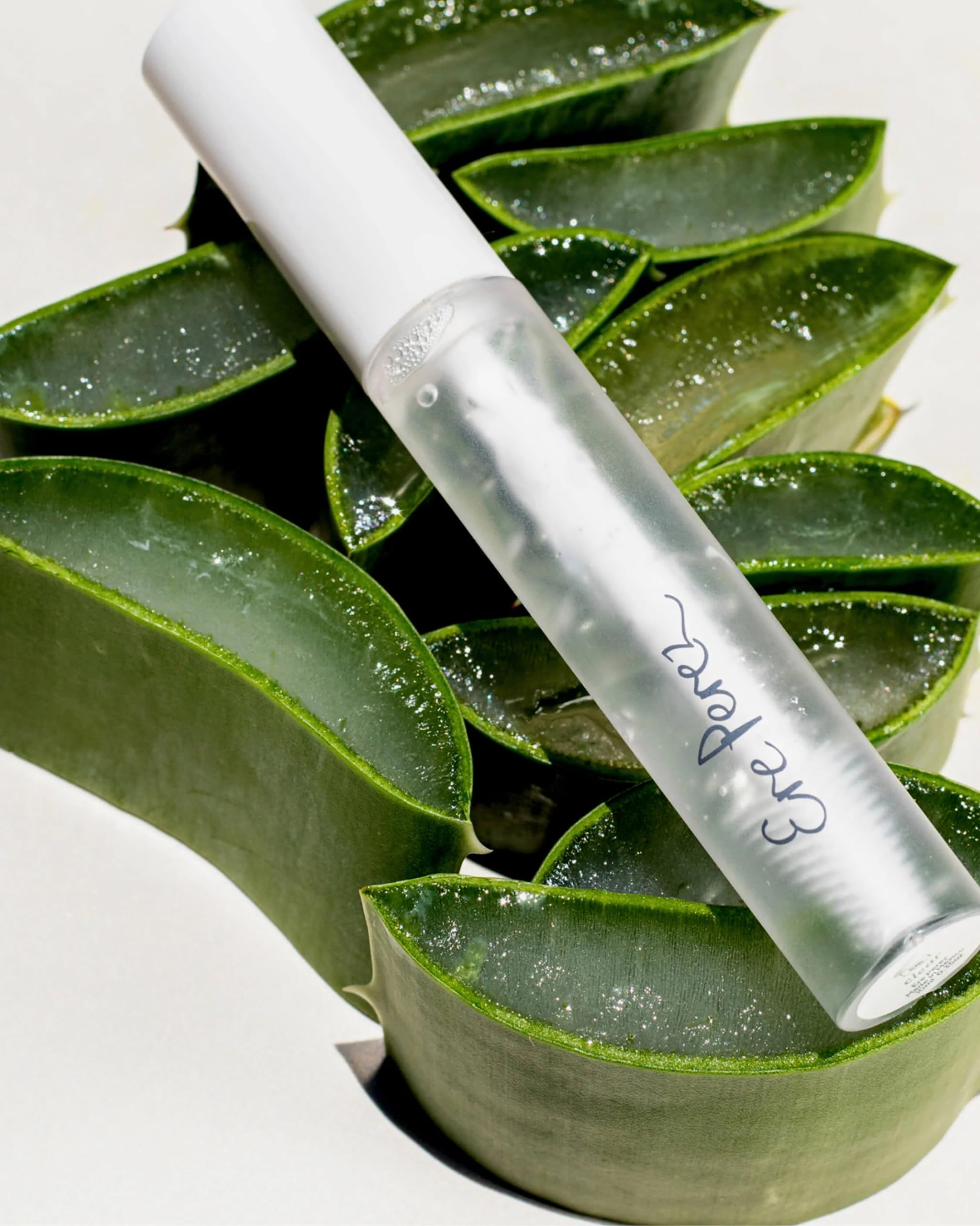 Ere Perez - Natural Aloe Gel Lash + Brow Mascara | Vegan, Cruelty-Free, Clean Beauty (Clear, 0.35 oz | 10 ml)