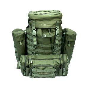 DD HAMMOCKS Bergen Rucksack - Olive Green: Hiking Backpack 55L MOLLE Compatible With Detachable Tactical Compartments For Backpacking Travel Expedition