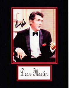 kirkland dean martin 8 x 10 photo display autograph on glossy photo paper