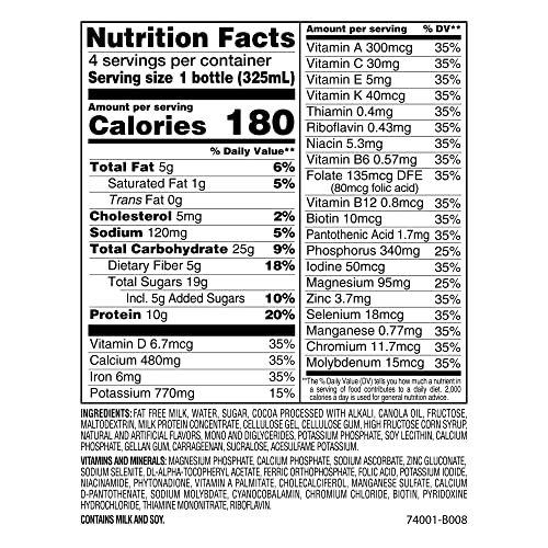 SlimFast Meal Replacement Shake, Original Creamy Milk Chocolate, 10g of Ready to Drink Protein, 11 Fl. Oz Bottle, 4 Count (Pack of 3) (Packaging May Vary)