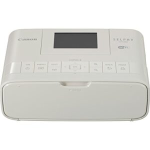 canon selphy cp1200 white wireless color photo printer