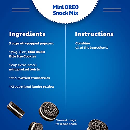 OREO Mini Chocolate Sandwich Cookies, Go-Paks, 12 - 3.5 oz Cups