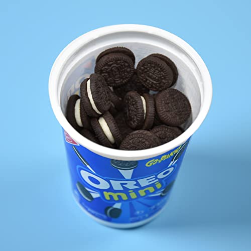 OREO Mini Chocolate Sandwich Cookies, Go-Paks, 12 - 3.5 oz Cups