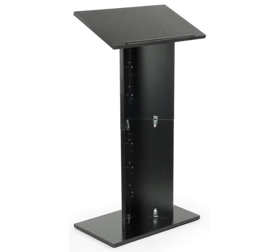 FixtureDisplays® Portable Column Style Lectern: Lightweight & Folding 15239