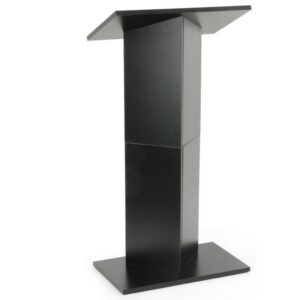 FixtureDisplays® Portable Column Style Lectern: Lightweight & Folding 15239