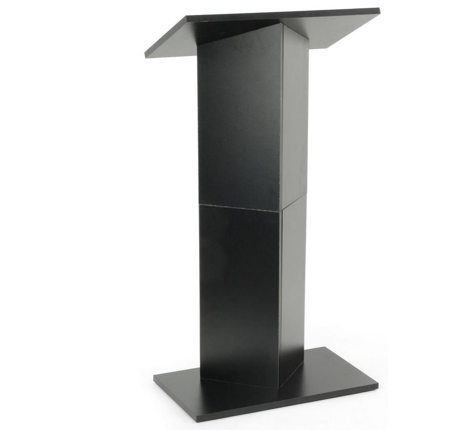 FixtureDisplays® Portable Column Style Lectern: Lightweight & Folding 15239