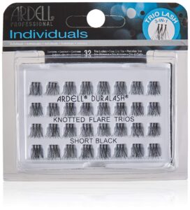 ardell individual trios eyelash, black, short