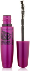 maybelline new york volum express falsies washable mascara, black drama, pack of 2