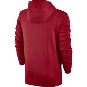 Nike Men's Sportswear Club Pullover Hoodie, University Red/University Red/White, X-Large