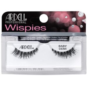 (3 pack) ardell false eyelashes - baby demi wispies black