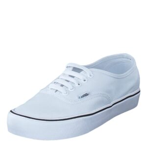 vans unisex authentic lite (canvas) true white vn0a2z5jl5r mens 12, womens 13.5