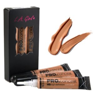 la girl hd pro conceal high definition concealer (toffee) (pack of 3)