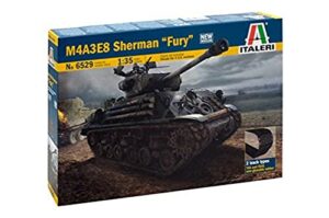 italeri 6529s - 1: 35 m4 a3e8 sherman, fury, shield