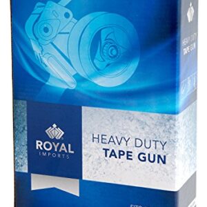 Royal Imports Packing Tape Dispenser, Shipping Tape Gun, Heavy Duty Roller for Box Sealing, Moving, Office, Warehouse, Packaging, Industrial Durable Handheld Tape Cutter - Fits 2" Wide Rolls