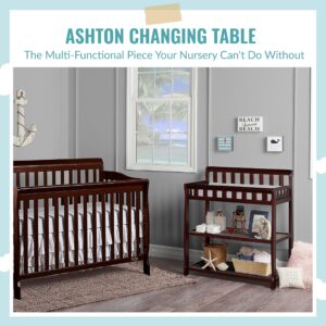 Dream On Me Ashton Changing Table, Espresso , 34x20x40 Inch (Pack of 1)