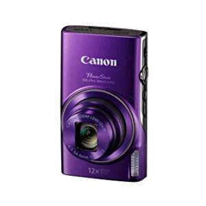 Canon PowerShot ELPH 360 Digital Camera w/ 12x Optical Zoom and Image Stabilization - Wi-Fi & NFC Enabled (Purple)