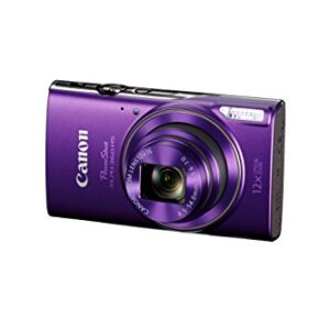 Canon PowerShot ELPH 360 Digital Camera w/ 12x Optical Zoom and Image Stabilization - Wi-Fi & NFC Enabled (Purple)