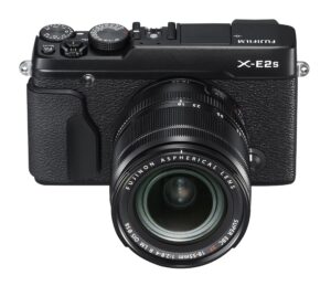 fujifilm x-e2s mirrorless camera w/xf18-55 lens kit (black)