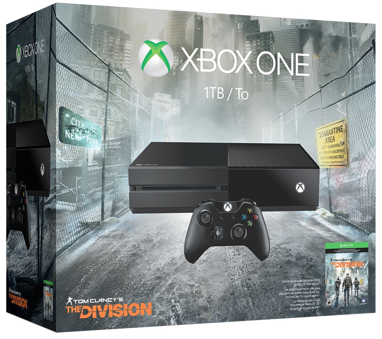 Xbox One 1TB Console - Tom Clancy's The Division Bundle