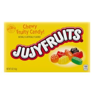 Wonka Jujyfruits Gummy candy, Assorted Gummy Candy, 5 Ounce Theater Candy Boxes (Pack of 12​)