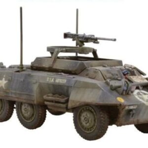 Bolt Action American M8/M20 Greyhound Scout Car 1:56 WWII Military Wargaming Plastic Model Kit