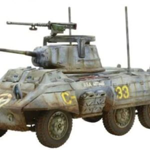 Bolt Action American M8/M20 Greyhound Scout Car 1:56 WWII Military Wargaming Plastic Model Kit