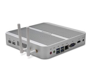 kingdel fanless mini desktop computer, mini pc with intel i5 cpu, 16gb ram, 256gb ssd, hd port, vga, 4xusb 3.0, metal case, w-11 pro