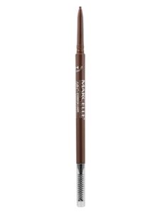 marcelle nano retractable eyebrow liner, medium brown, brow pencil, ultra-precise definition, waterproof, long-lasting, hypoallergenic, cruelty-free, 0.09 g